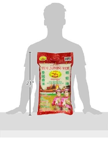Dragonfly Thai Jasmine Rice 10lb - Premium Quality Fragrant Long Grain ...
