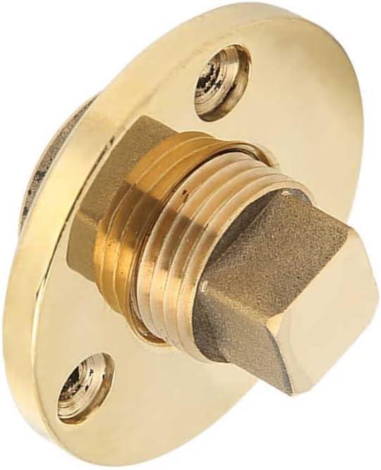 Tuccbay Marine Water Drainage Kit - Bronze Ergonomic Boat Bung Kit for ...