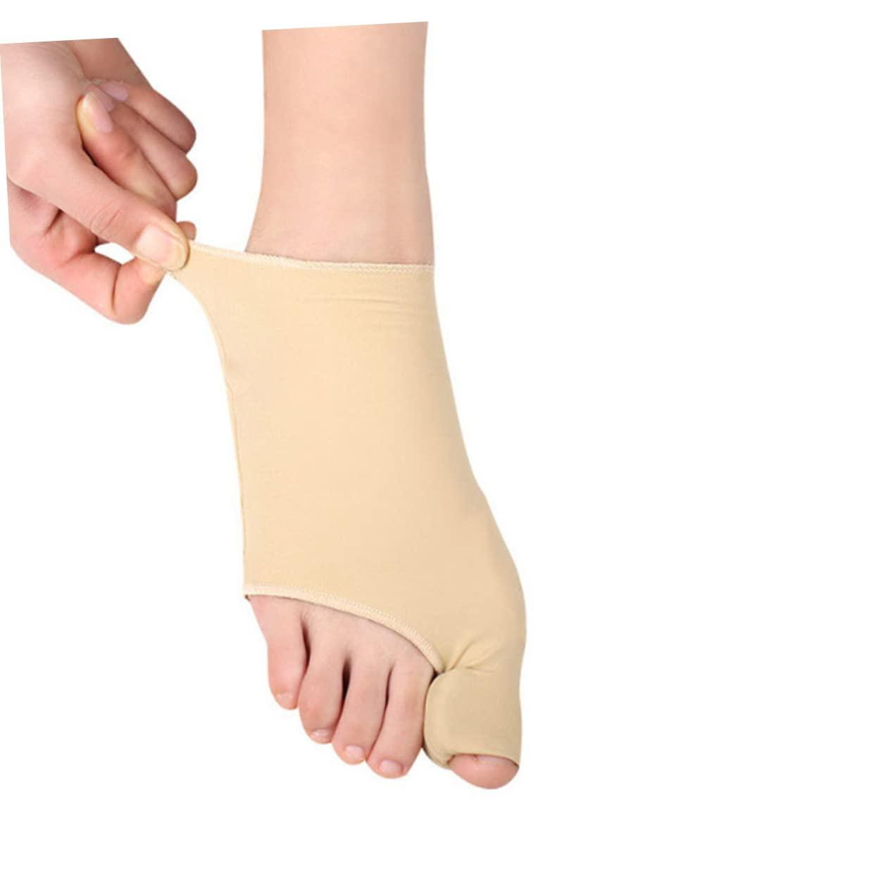 Hemoton Toe Separator Sleeve 1 Pair Bunion Pad Hallux Valgus Night ...