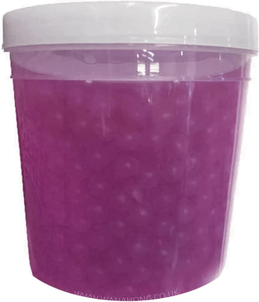 WaNaHong Popping Boba Pearl 1.3 KG Dessert Toppings - Grape Flavor for ...
