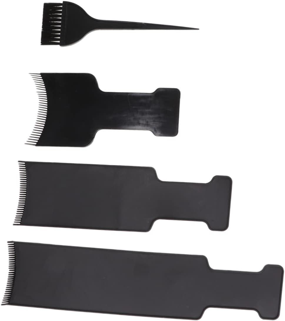 FOMIYES 12 Pcs Hair Coloring Combs - Professional Highlight Board for ...