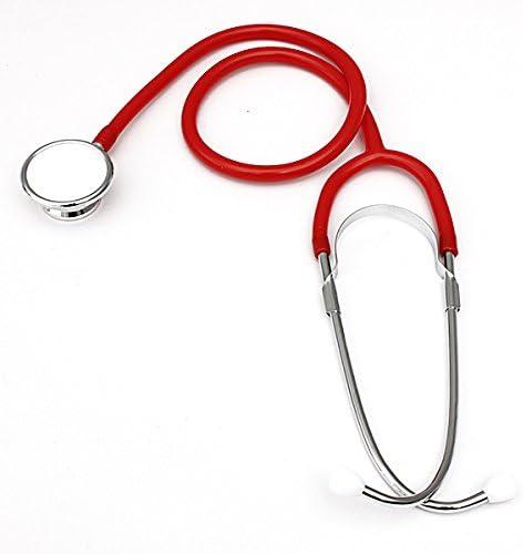 Pro Dual Head EMT Stethoscope - Blood Red for Medical Professionals ...