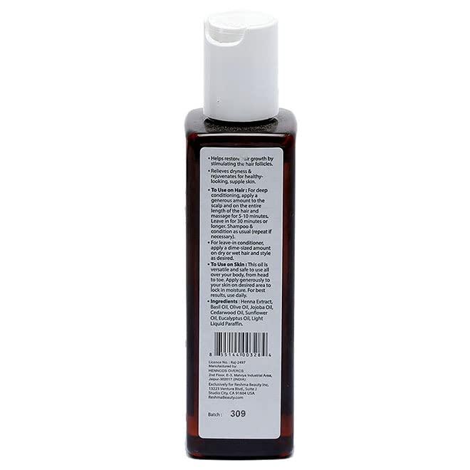 Reshma Beauty Henna Infused Hair Oil for Thinning Hair - 3 Fl Oz | Buy ...