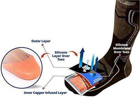 GUARDIANGEL Diabetic Neuropathy Socks with Silicone Cushion ...