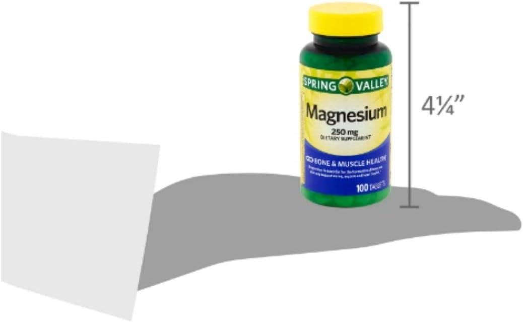 Spring Valley Magnesium 250mg 100 Tablets + STS Home Sticker | Buy Now ...