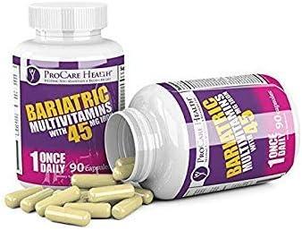ProCare Health Bariatric Multivitamin Capsule with 45mg Iron - 90ct Bottle | Buy Now with ...