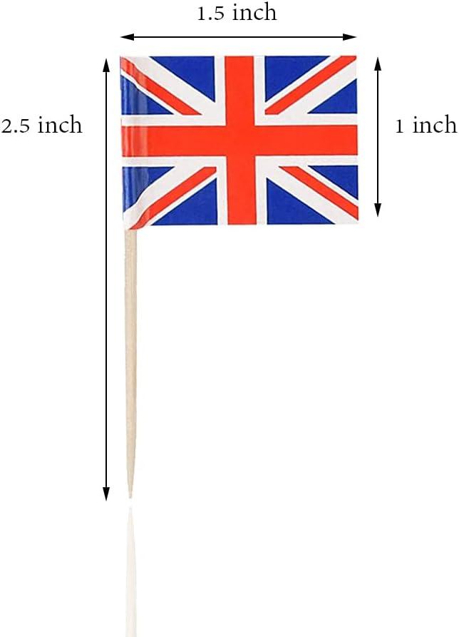 UK Flag Toothpicks (100) | British Themed Party Supplies | Buy Now with ...