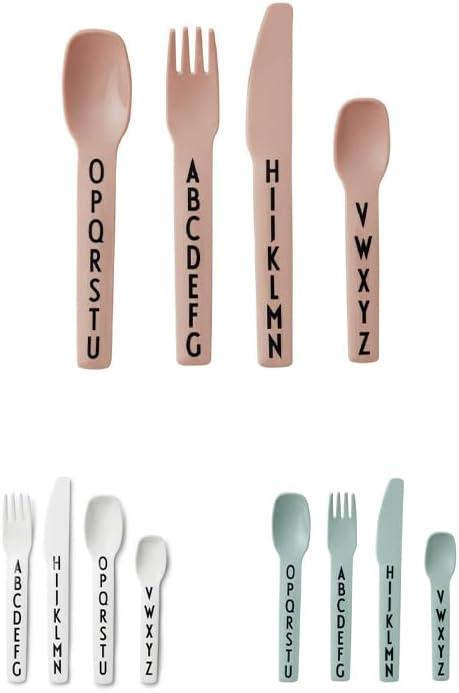 Design Letters Tritan Cutlery Set for Baby and Kids 4pcs (Nude) - BPA ...