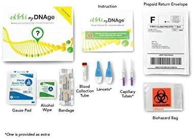 myDNAge Biological Age Test - At-Home Epigenetic True Age Assessment ...
