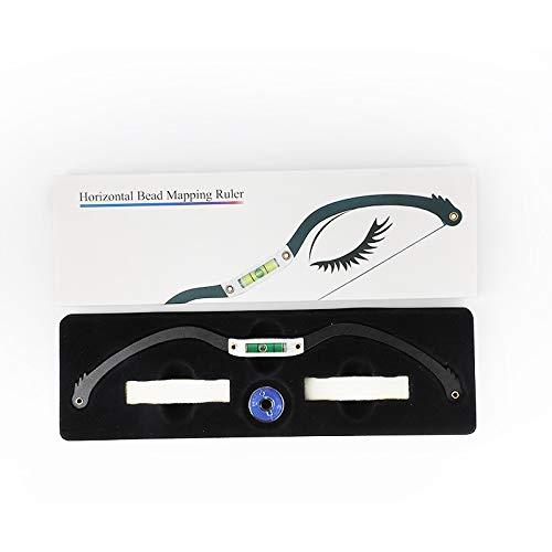 Buy Gaoominy Microblading Eyebrow Ruler | Permanent Makeup Mapping Tool ...