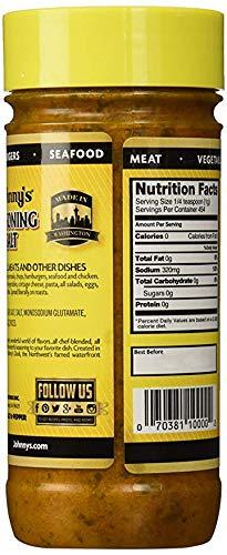 Johnny's Seasoning Salt 16 oz (2 Pack) - Chef Blended Seasonings | Buy ...