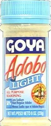 Goya Adobo Light Seasoning with Pepper - 8 oz | All-Purpose Seasoning ...