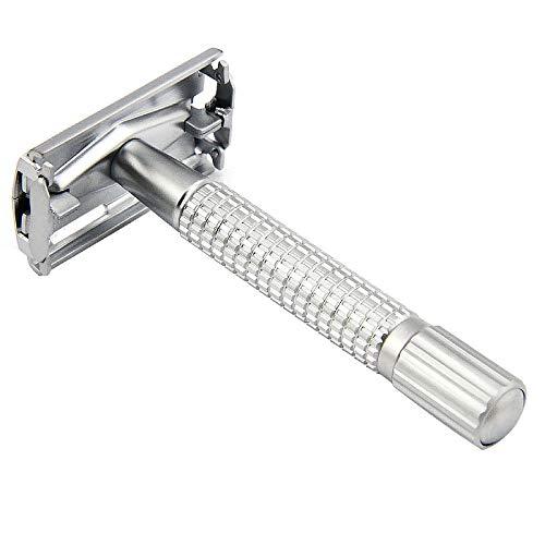 Old-Fashioned Double Edge Razor with 12 Stainless Blades for the ...