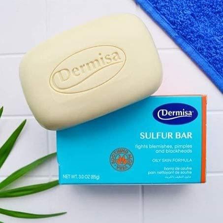 Dermisa Acne Treatment Kit - 5% Benzoyl Peroxide Cream & Sulfur Bar for ...
