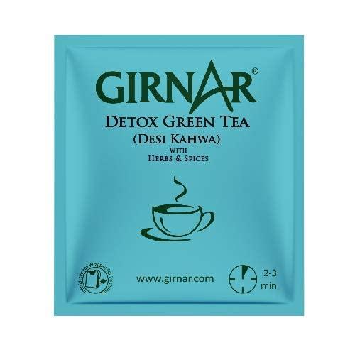 Girnar Detox Green Tea - Desi Kahwa (36 Tea Bags) | Energize and ...