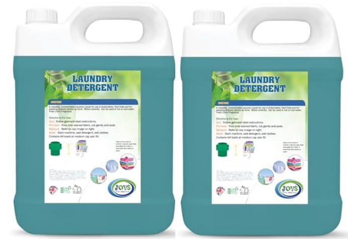 Laundry Liquid/Detergent 2 x 5 Litre Concentratred Formula Fresh Linen ...