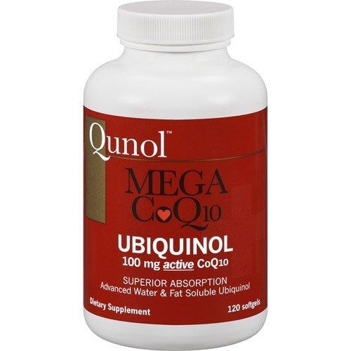 Qunol Mega CoQ10 Softgels 100mg - 120 Count Multi Pack (2 Bottles ...