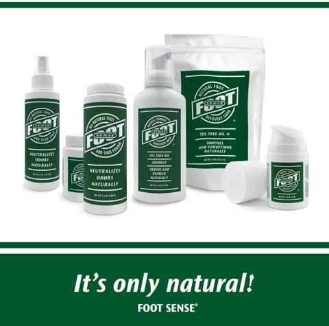 Foot Sense Talc-Free Shoe & Body Powder - 2-Pack 3.52oz - USA-Made Odor ...