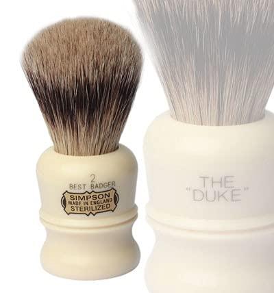 Simpsons Duke 2 Badger Shaving Brush - Premium Solid Color | Best in ...