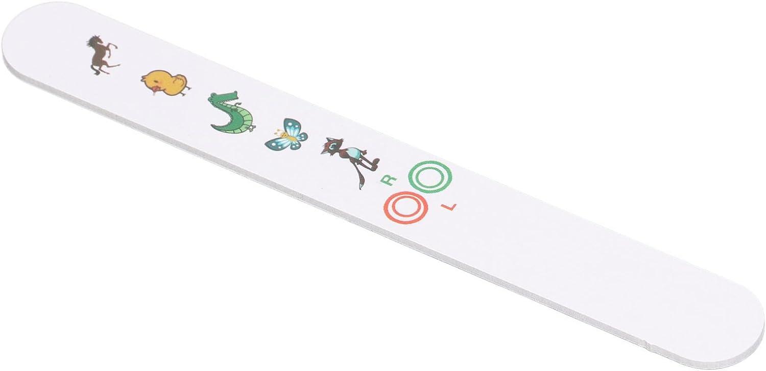 Vision Optometry Test Card Fixation Rod Vision Tester Cartoon Pattern ...