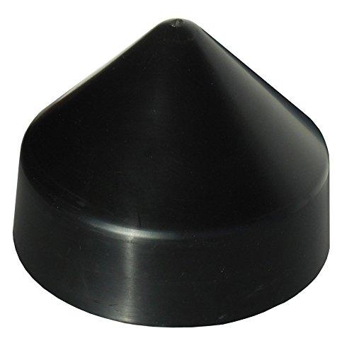 Dock Edge PVC Cone Head Piling Cap 12-Inch Black - Premium Protection ...
