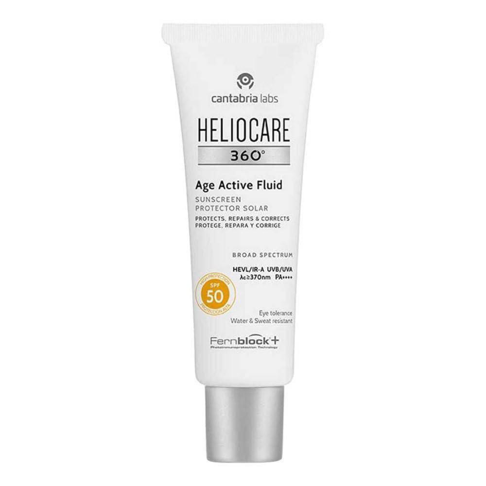 Buy Heliocare 360 Age Active Fluid SPF 50 - Best Anti-Aging Sunscreen ...