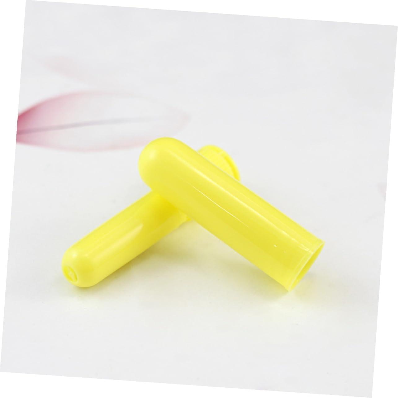 Healifty 24pc Empty Inhaler Tubes for Essential Oils - Silver Nasal ...