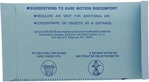 SIC-SAC Motion Sickness Bag - Portable Relief for Travel Nausea | Buy ...