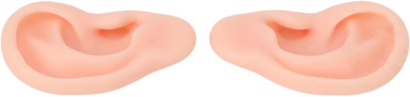 Flexible Silicone Ear Model for Piercing | Left & Right Ear Mould in ...