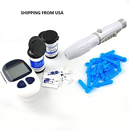 ixaer Diabetes Monitoring Kit - 50 Free Test Strips & Lancets ...
