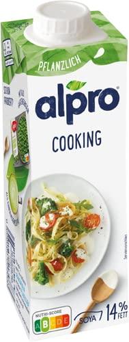 Alpro Soya Cooking Cream - Vegan Lactose-Free & Gluten-Free - UHT ...