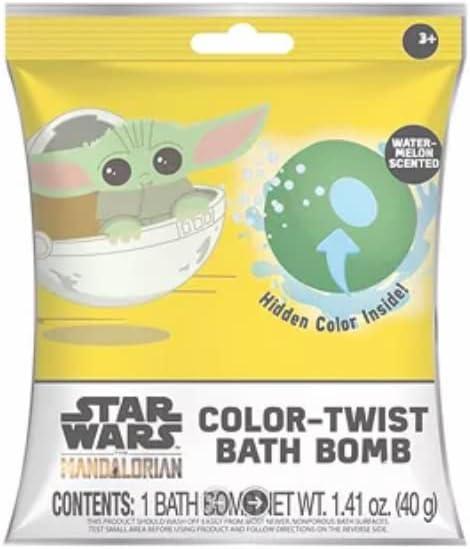 Star Wars Mandalorian Color Twist Bath Bomb 2 Pack - Watermelon Scented ...