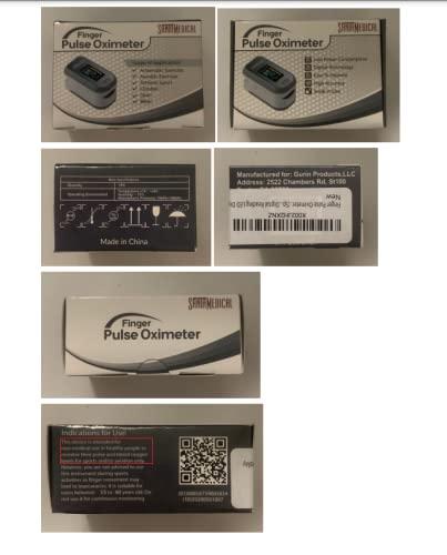 Finger Pulse Oximeter - SpO2 Blood Oxygen Monitor with Pulse Rate and ...