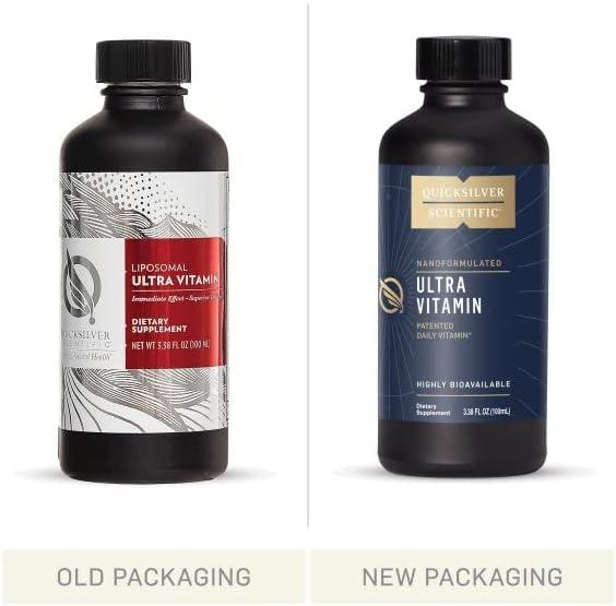 Quicksilver Scientific Liposomal Ultra Vitamin - Liquid Multivitamin ...