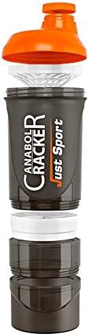 Anabol Cracker Protein Shaker 600+350ml | Scale for Whey & BCAA ...