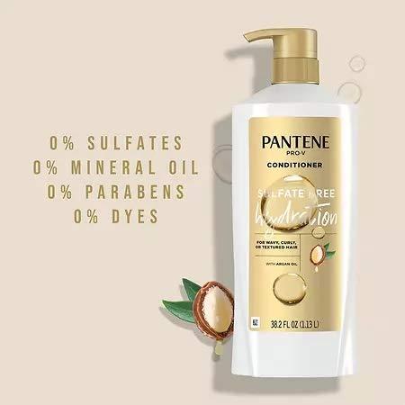 Pantene Pro-V Sulfate Free Hydration Conditioner with Argan Oil - 38.2 ...