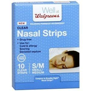 Walgreens Nasal Strip Clear Small/Medium 10 ea - Breathe Easy with ...