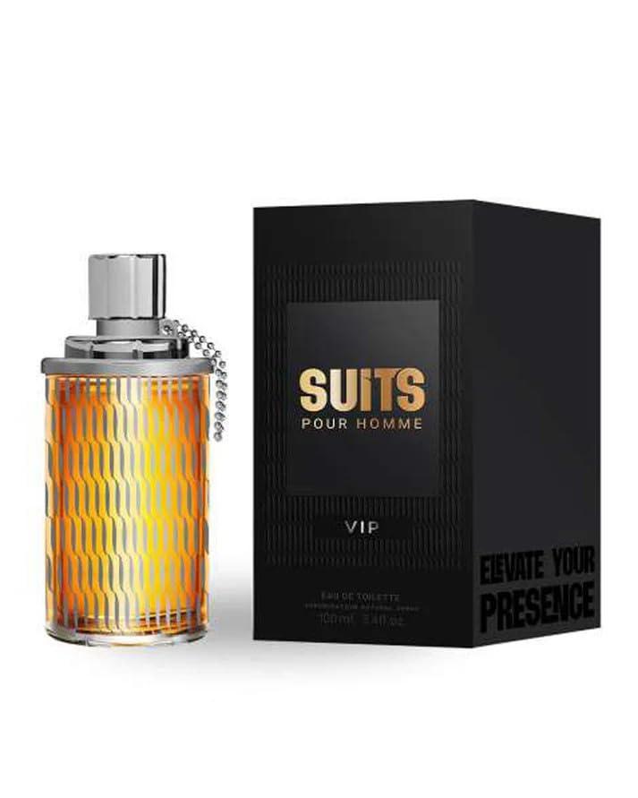 SUITS POUR HOMME VIP EAU DE TOILETTE 3.4 FL. Oz. Leather fragrance for ...