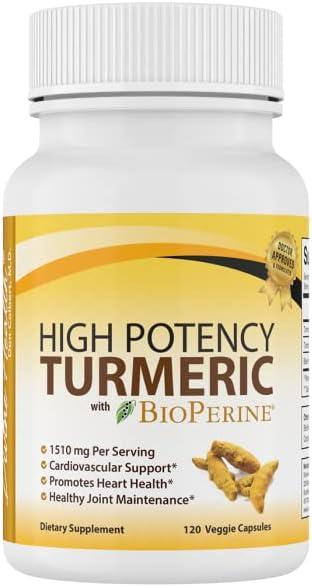 Dr. Colbert's High Potency Turmeric with Bioperine - Premium Quality ...