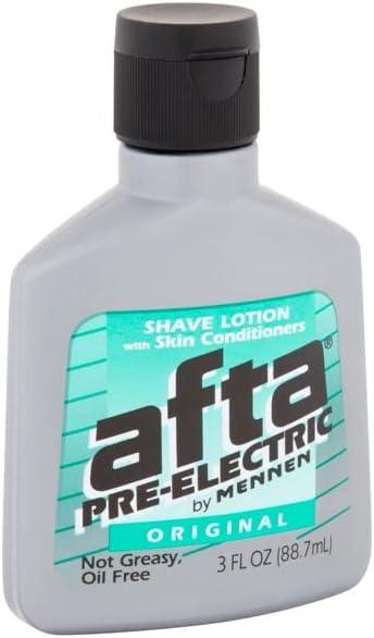 Afta by Mennen Pre-Electric Shave Lotion Original - 3 oz Pack of 4