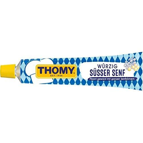Thomy Spicy & Sweet Mustard 200ml Tube - Premium Condiment for Gourmet ...