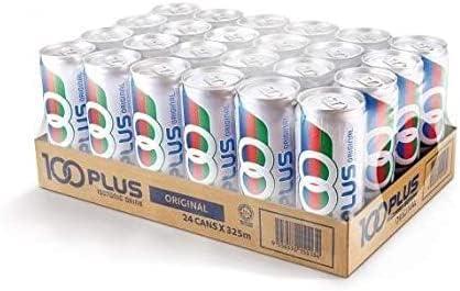 100 Plus Carbonated Isotonic Electrolyte Drink 325ml (Pack of 24) | Buy ...