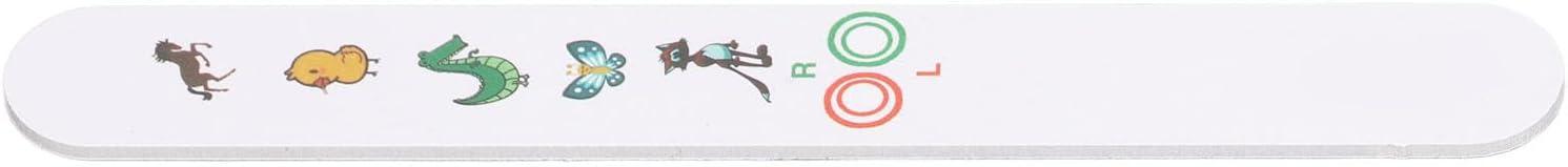 Vision Optometry Test Card Fixation Rod Vision Tester Cartoon Pattern ...