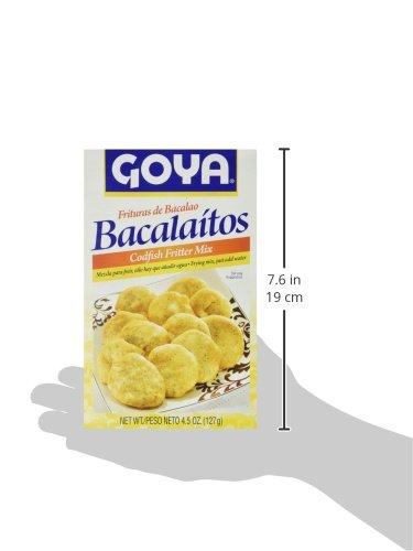 Goya Bacalaitos Codfish Fritter Mix 4.5oz (2 Pack) - Authentic Spanish ...