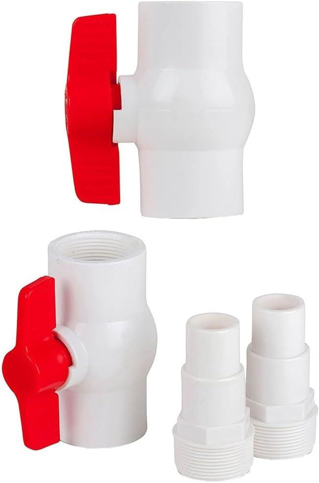 Buy AR512 Pool Shut-Off Valve with 2 Hose Adapter Connections (38mm ...