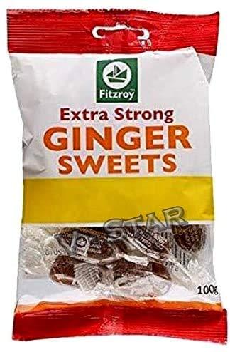 Fitzroy Extra Strong Ginger Sweets 100g | Buy Now with Express ...