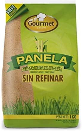 Gourmet Latino Panela: 100% Natural Unrefined Whole Cane Sugar - 1 Kg ...