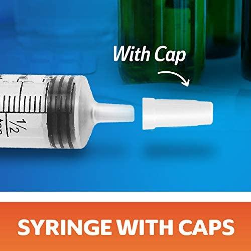 10ml Oral Syringe With Cap (100 Pack) | Oral Dispenser Without Needle ...