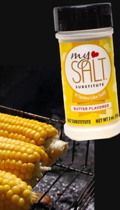 MySALT Butter Flavored Salt Substitute - 100% Salt Free Seasoning for ...