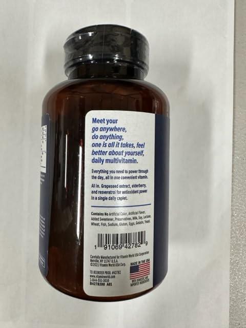 Vitamin World Ultra 360 Men's Multi One Daily - Comprehensive Daily ...